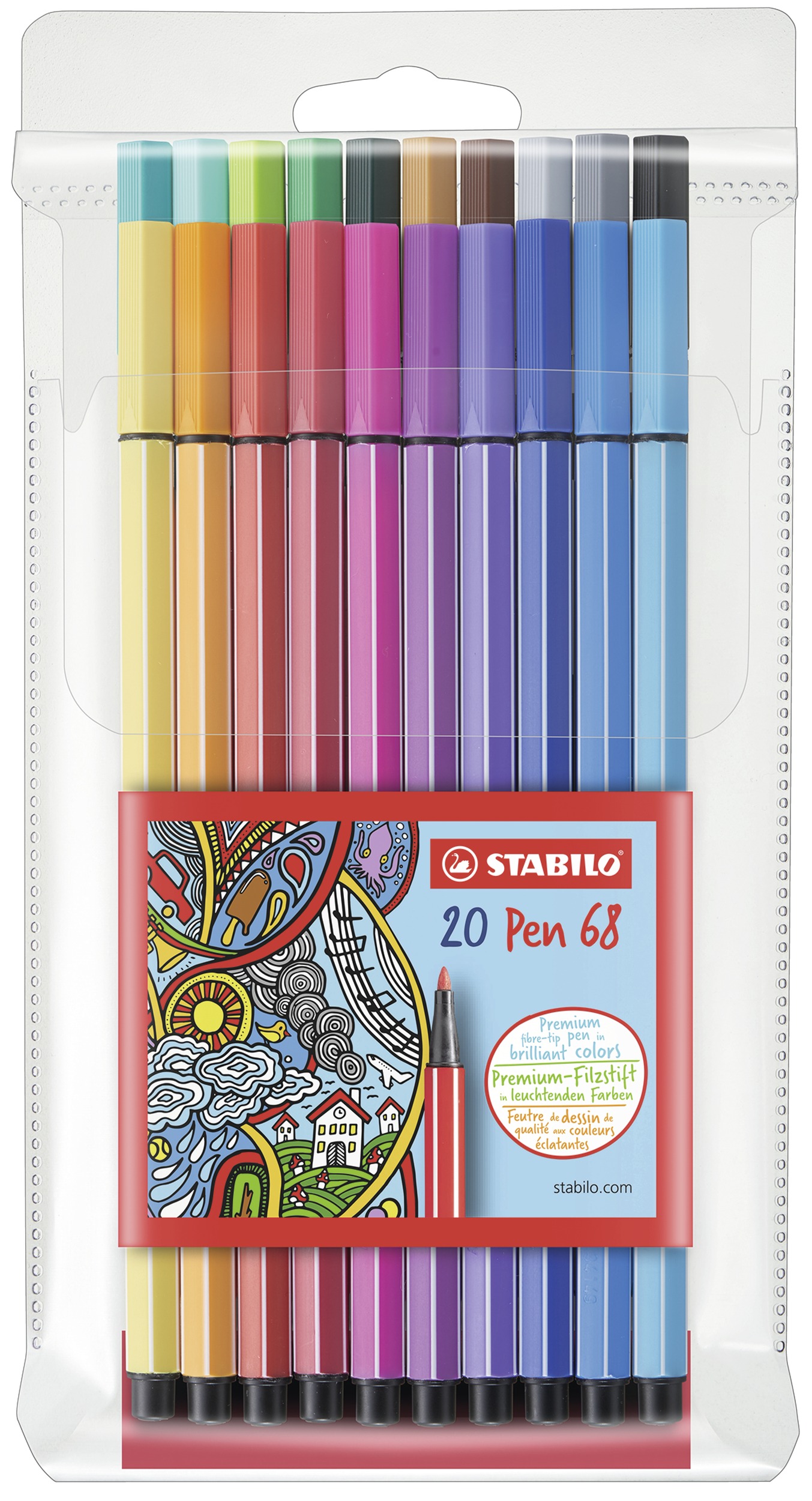 Stabilo Pen 68 20 Premium Filzstifte